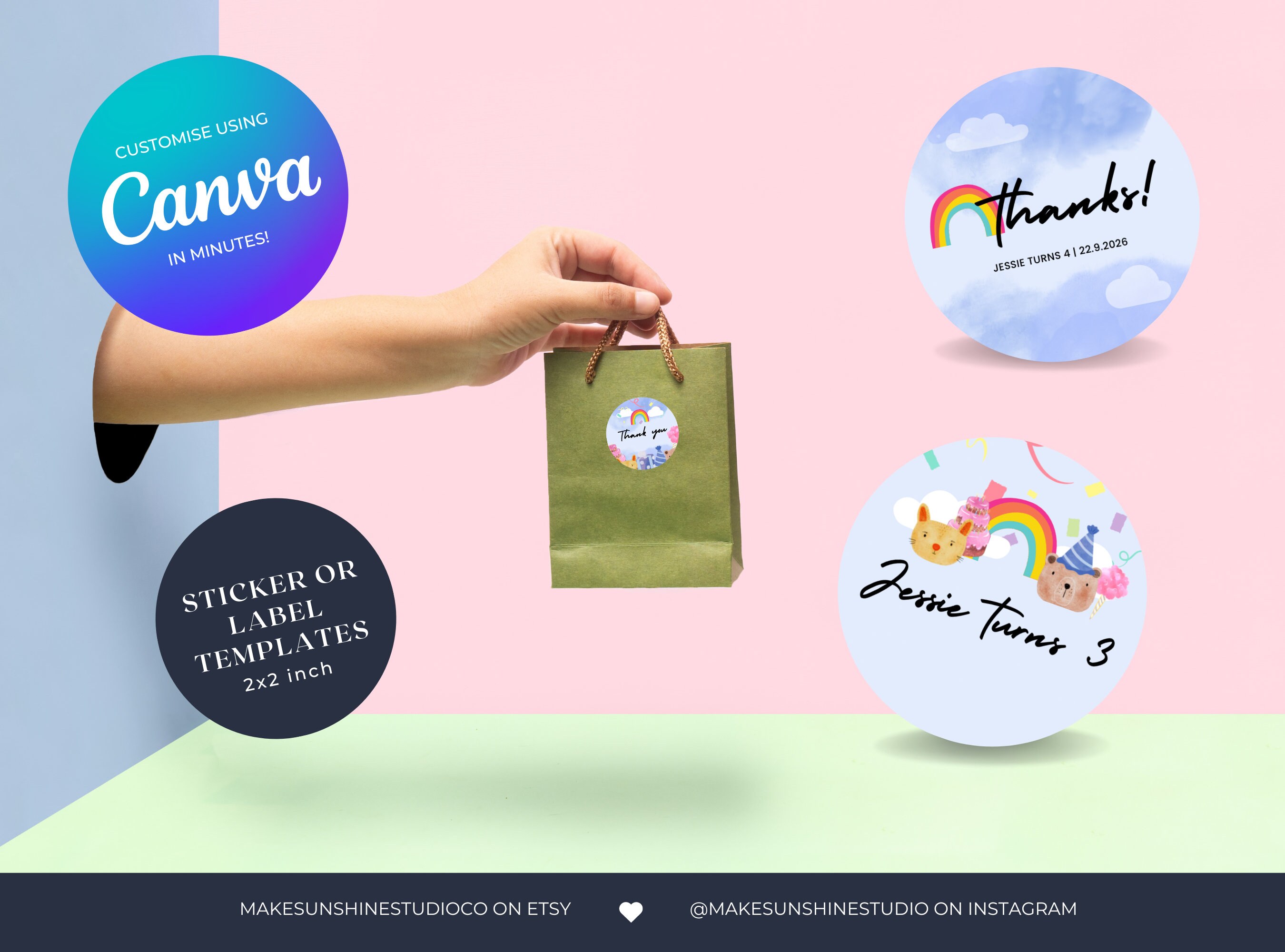 Sticker Template Photoshop