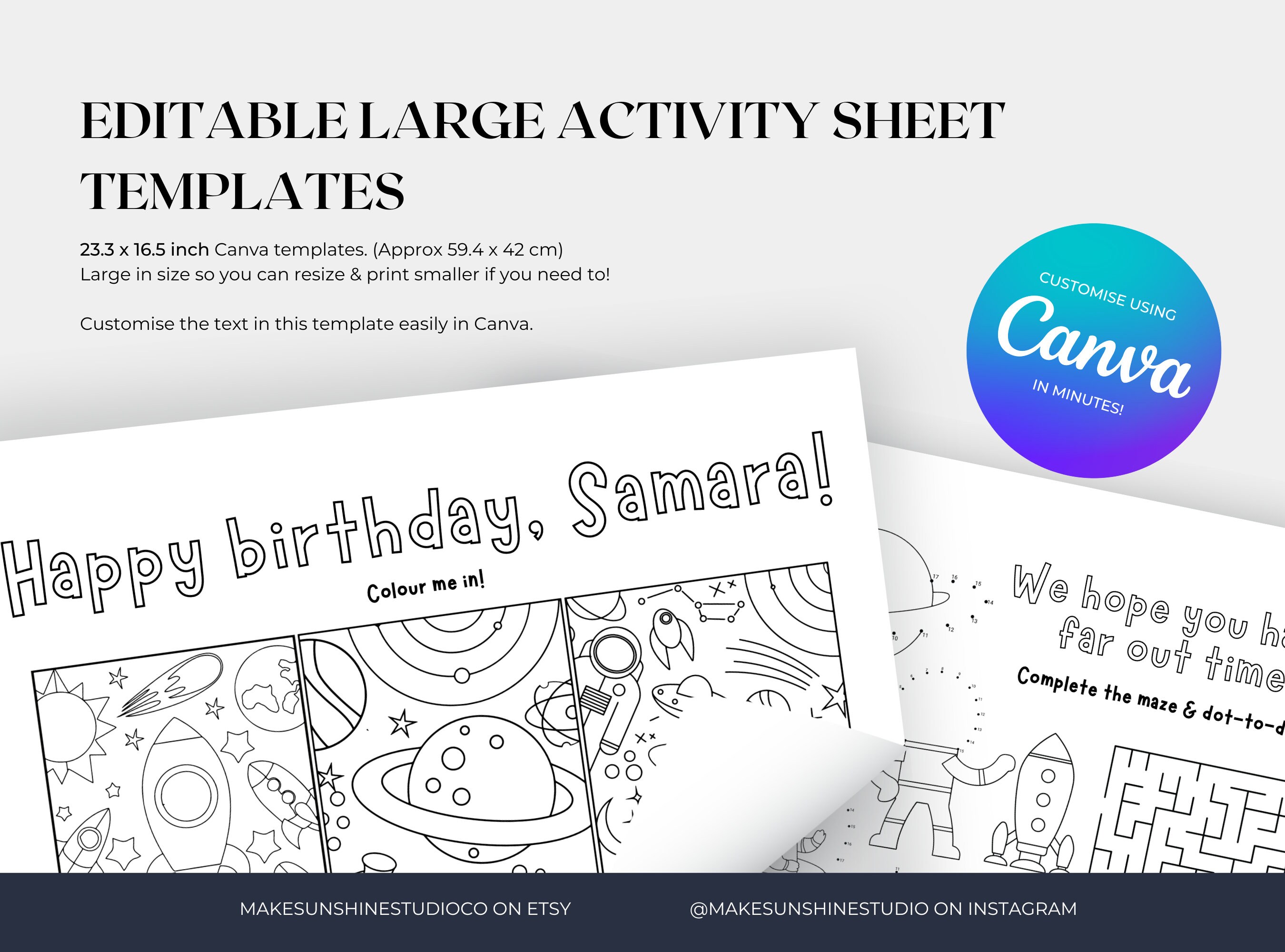 Space Theme Coloring Pages, Printables, Solar System Games, Astronaut ...