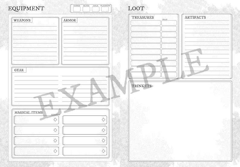 Ultimate D&D 5e Character Sheet (10+ Pages) - Etsy