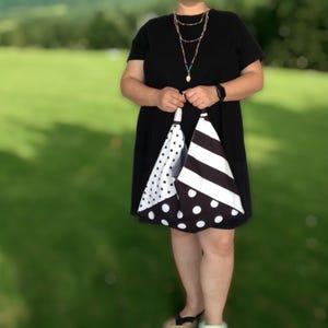 JAPANESE ORIGAMI BAG, Medium Size Triangle Tote Bag, Gift for Mom ...