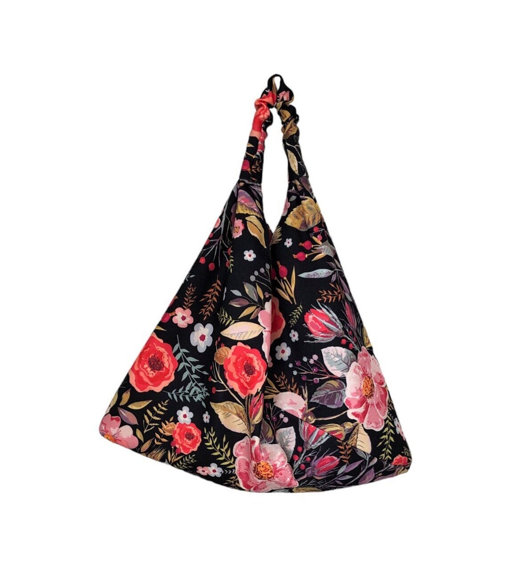 JAPANESE ORIGAMI BAG Medium Size Triangle Tote Bag Bento - Etsy