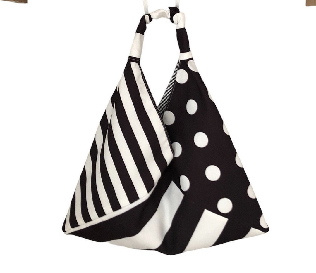 JAPANESE ORIGAMI BAG Medium Size Triangle Tote Bag Bento - Etsy