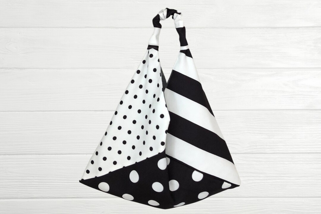 JAPANESE ORIGAMI BAG, Medium Size Triangle Tote Bag, Gift for Mom ...