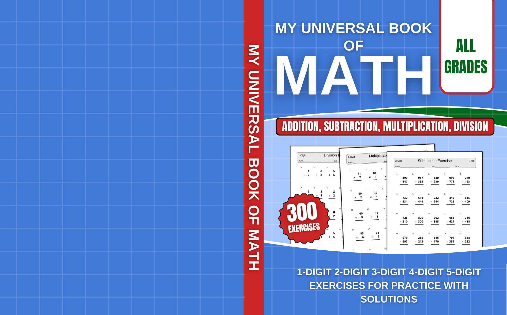 My Universal Book of Math Addition Subtraction - Etsy Ireland