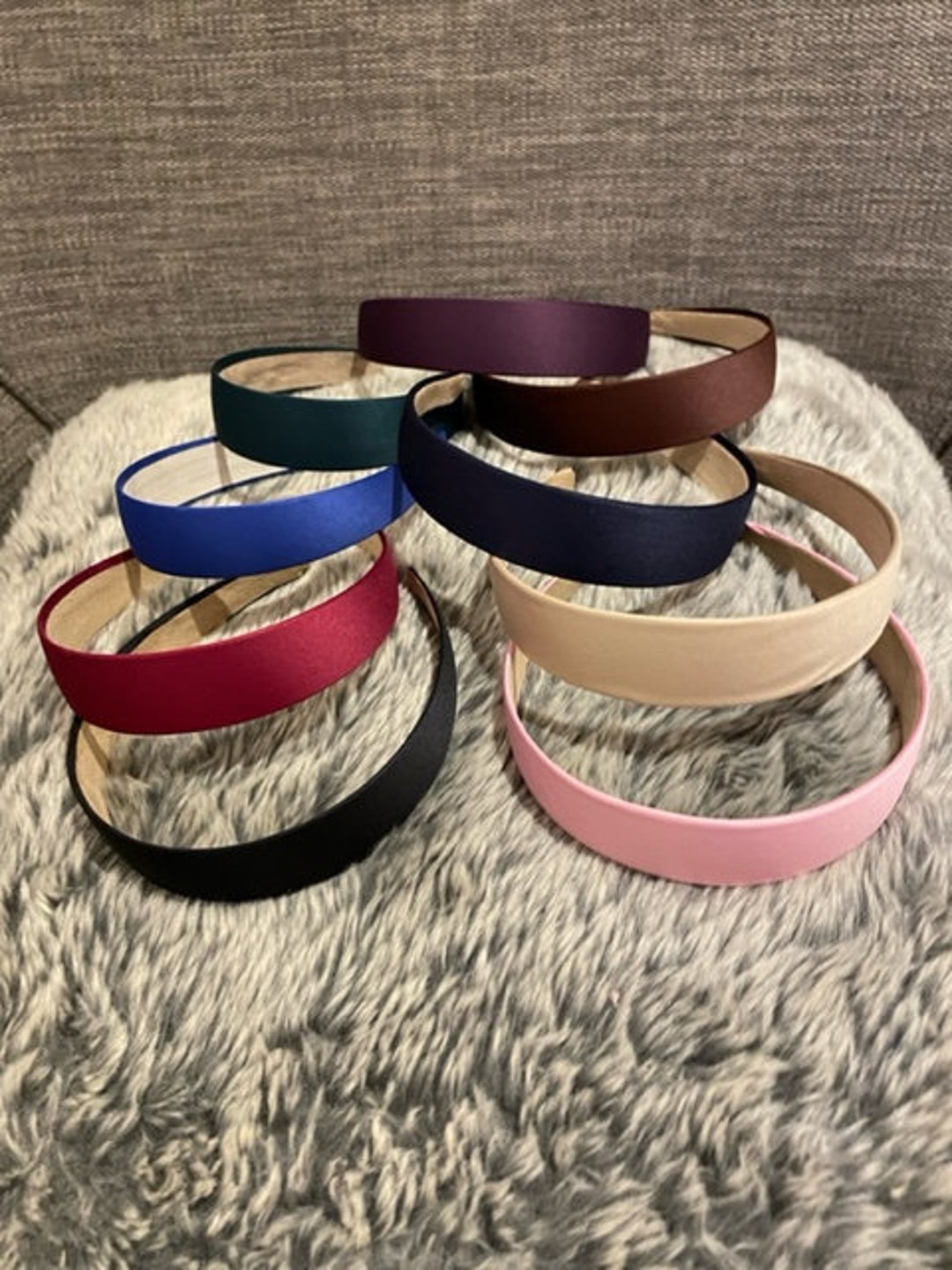 Satin Covered Simple Alice/head Band - Perfect for Everyday Wear All ...