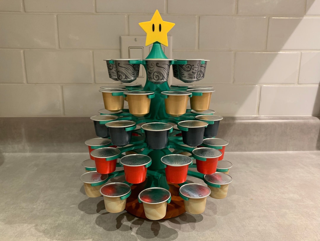 Mario Star + Nespresso Capsule Coffee Tree Holder - Etsy