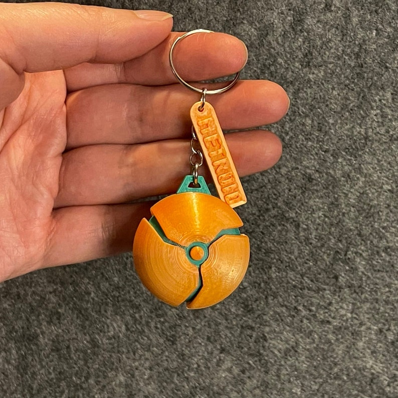 Metroid Morph Ball Keychain Fidget Spinner - Etsy