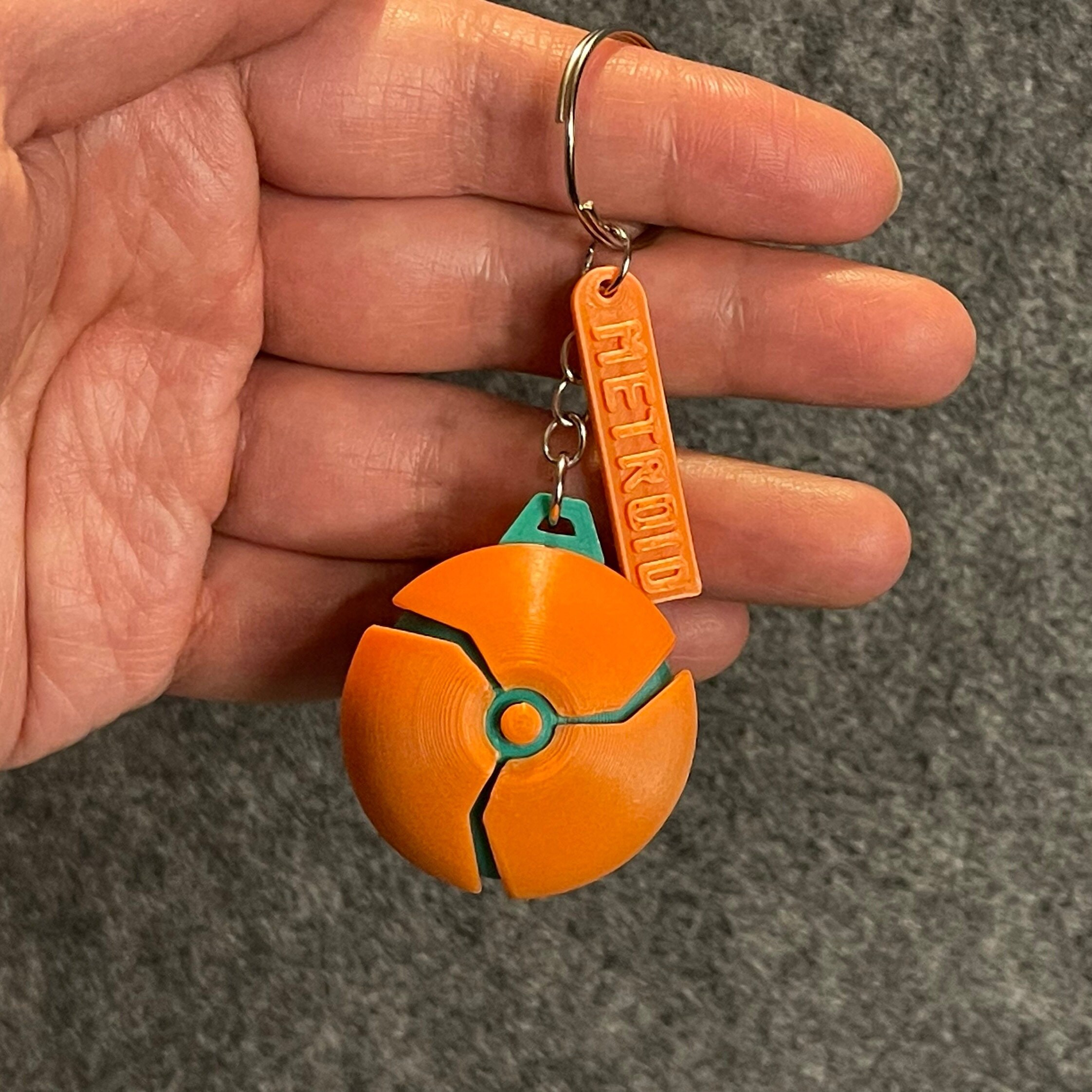 Metroid Morph Ball Keychain Fidget Spinner - Etsy