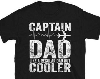 Captain Dad T Shirt - Etsy