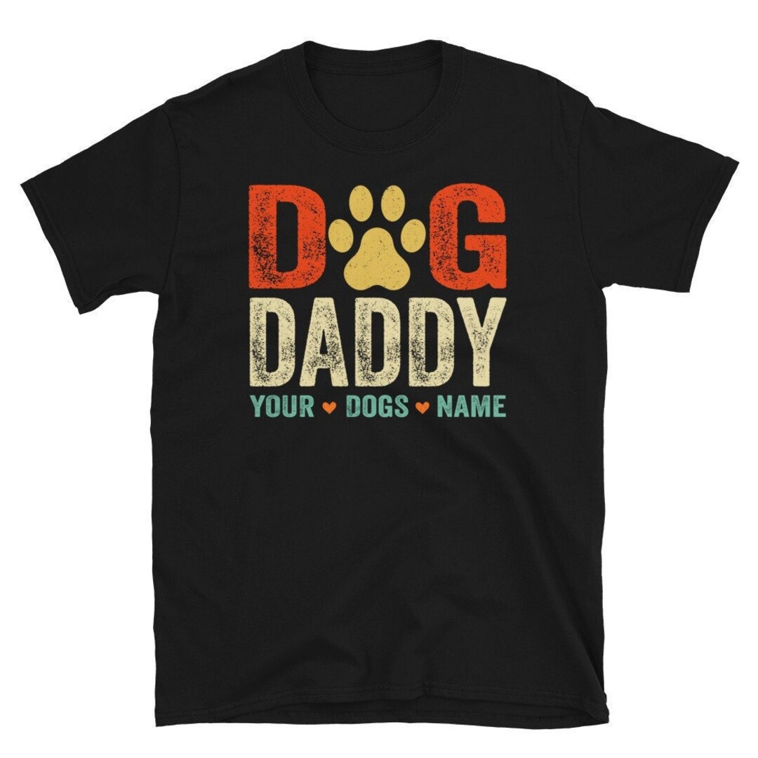 Buy Dog Daddy Shirt Personalized, Dog Dad T Shirt With Dog Names, Dog ...