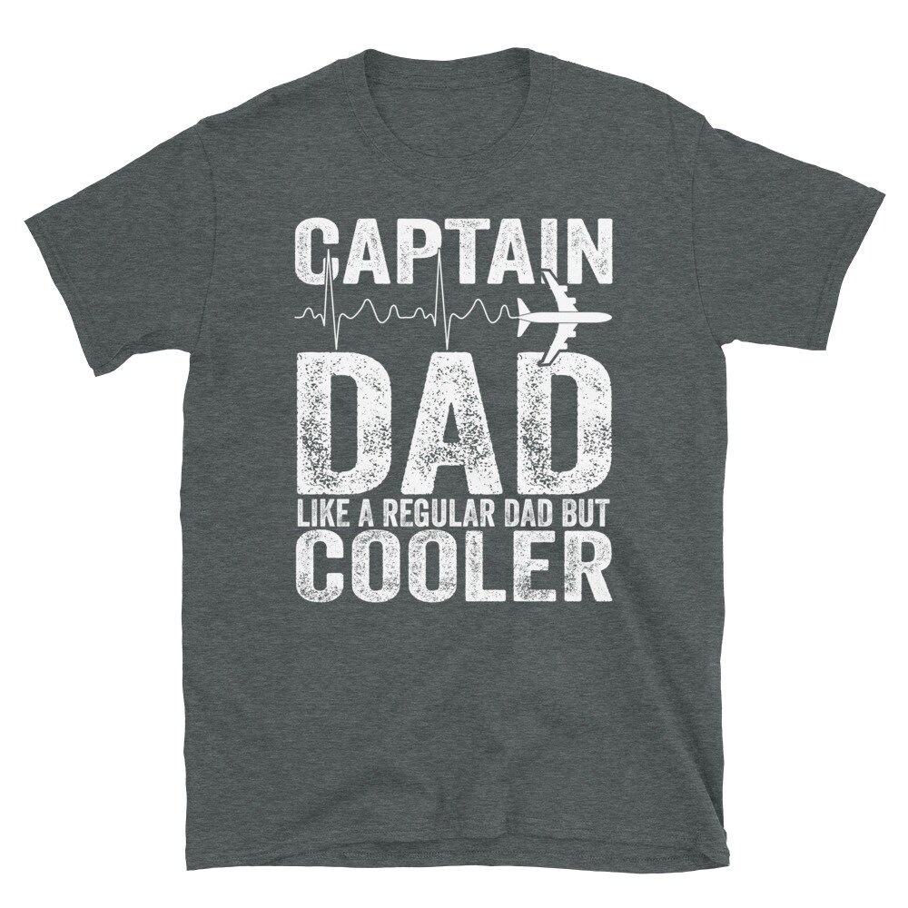 Captain Pilot Plane Captain Shirt Captain Dad Like a Regular - Etsy