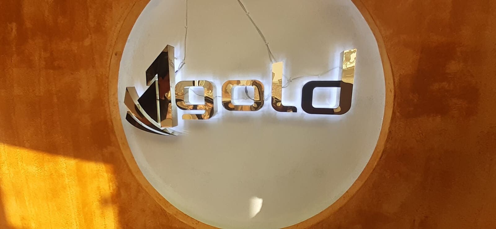 Custom Backlit Sign LED Light Box Backlit Backlit Business Sign Crome ...