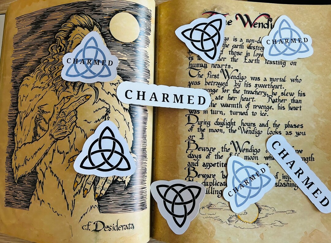Charmed Sticker Pack Triquetra, Charmed TV Series, Power of Three, Prue ...