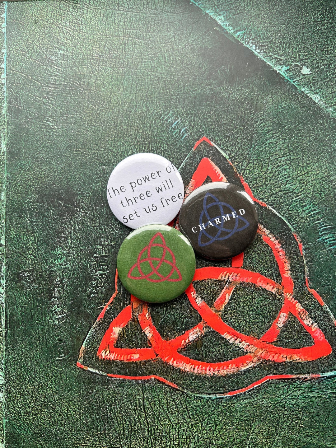 Charmed TV Show Badge Set, Charmed Series, Charmed Badges, Power of ...