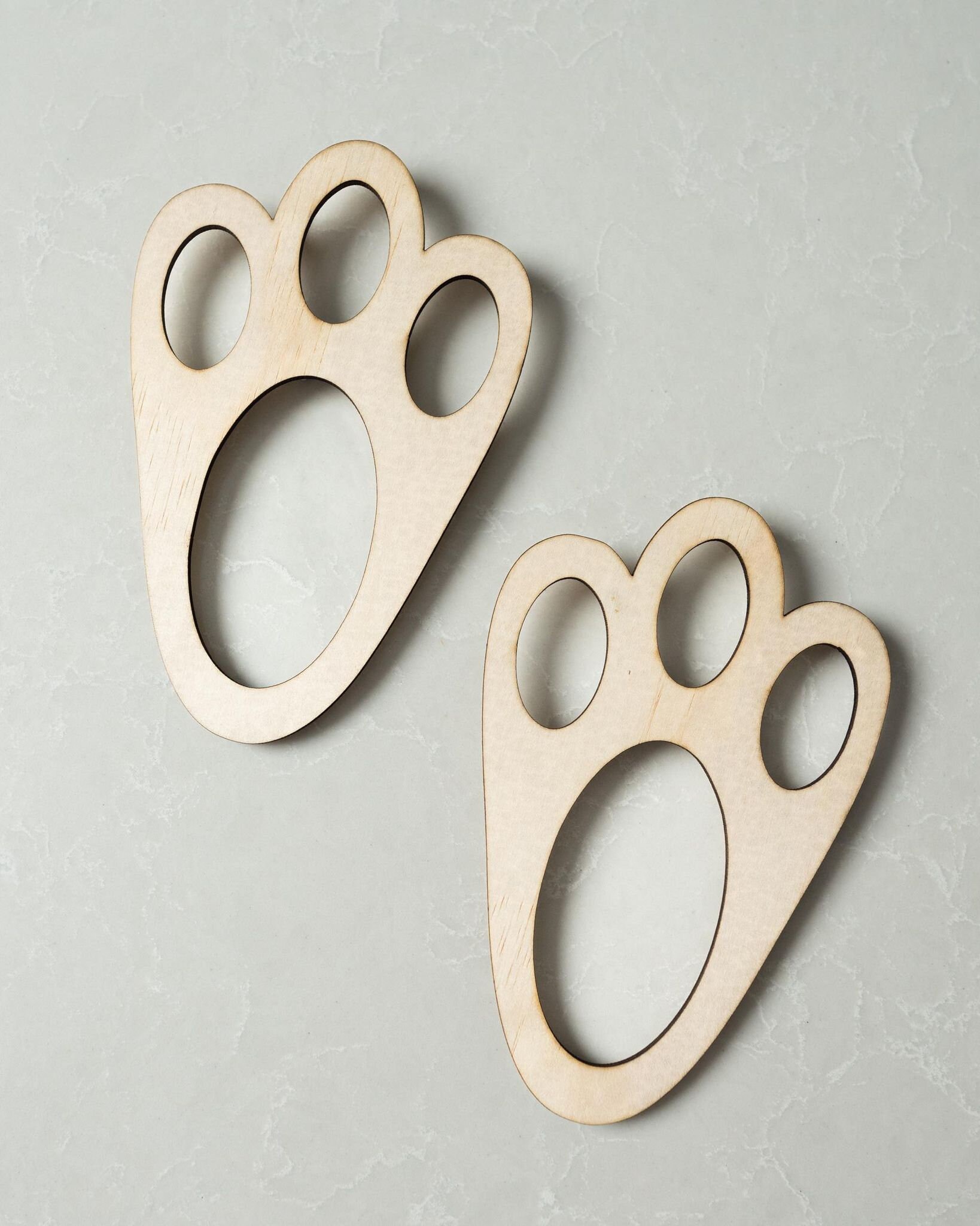 Easter Bunny Feet Stencil Easter Stencil Bunny Feet - Etsy