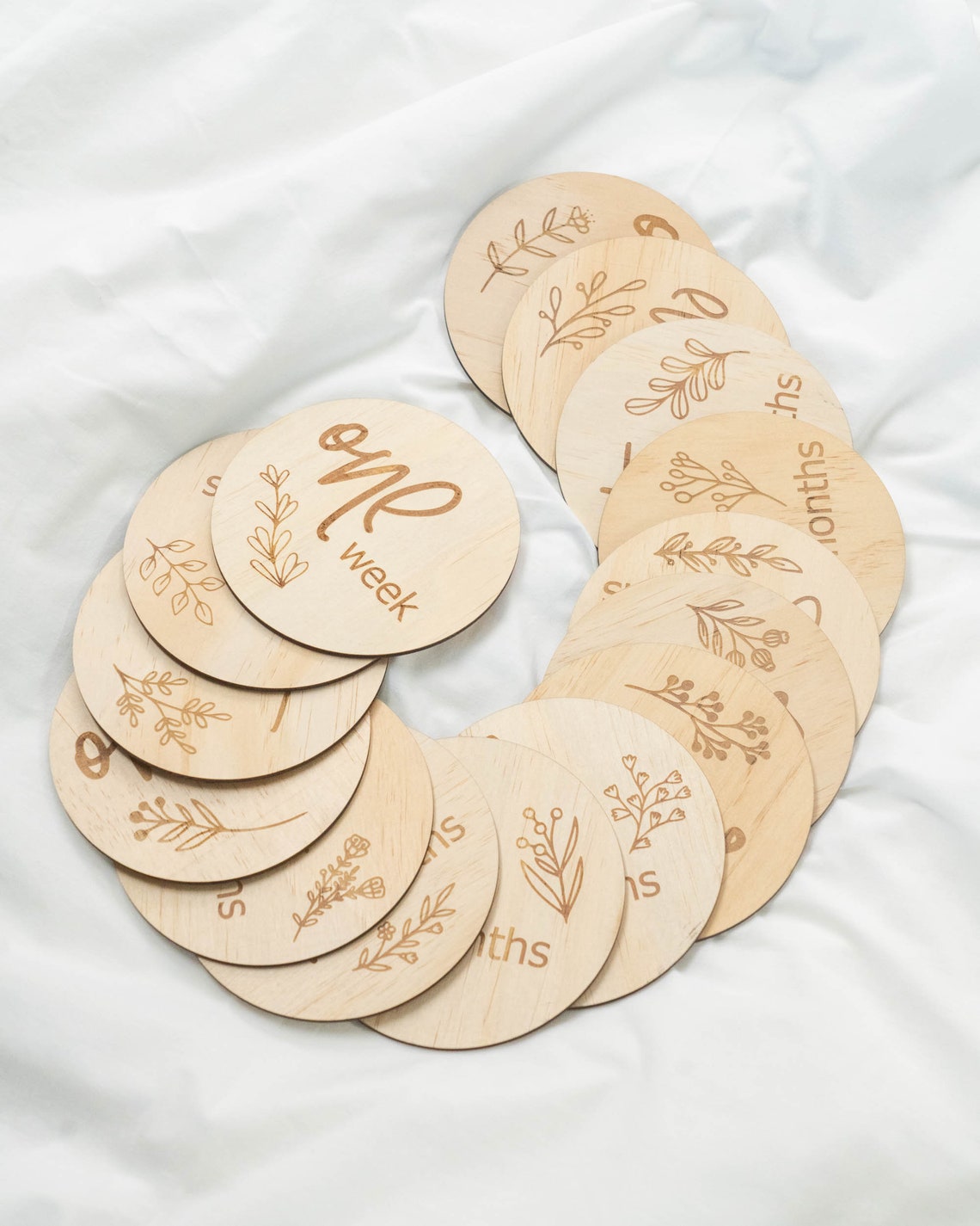 Baby Milestone Discs Milestone Cards Milestone Leaf Assorted - Etsy