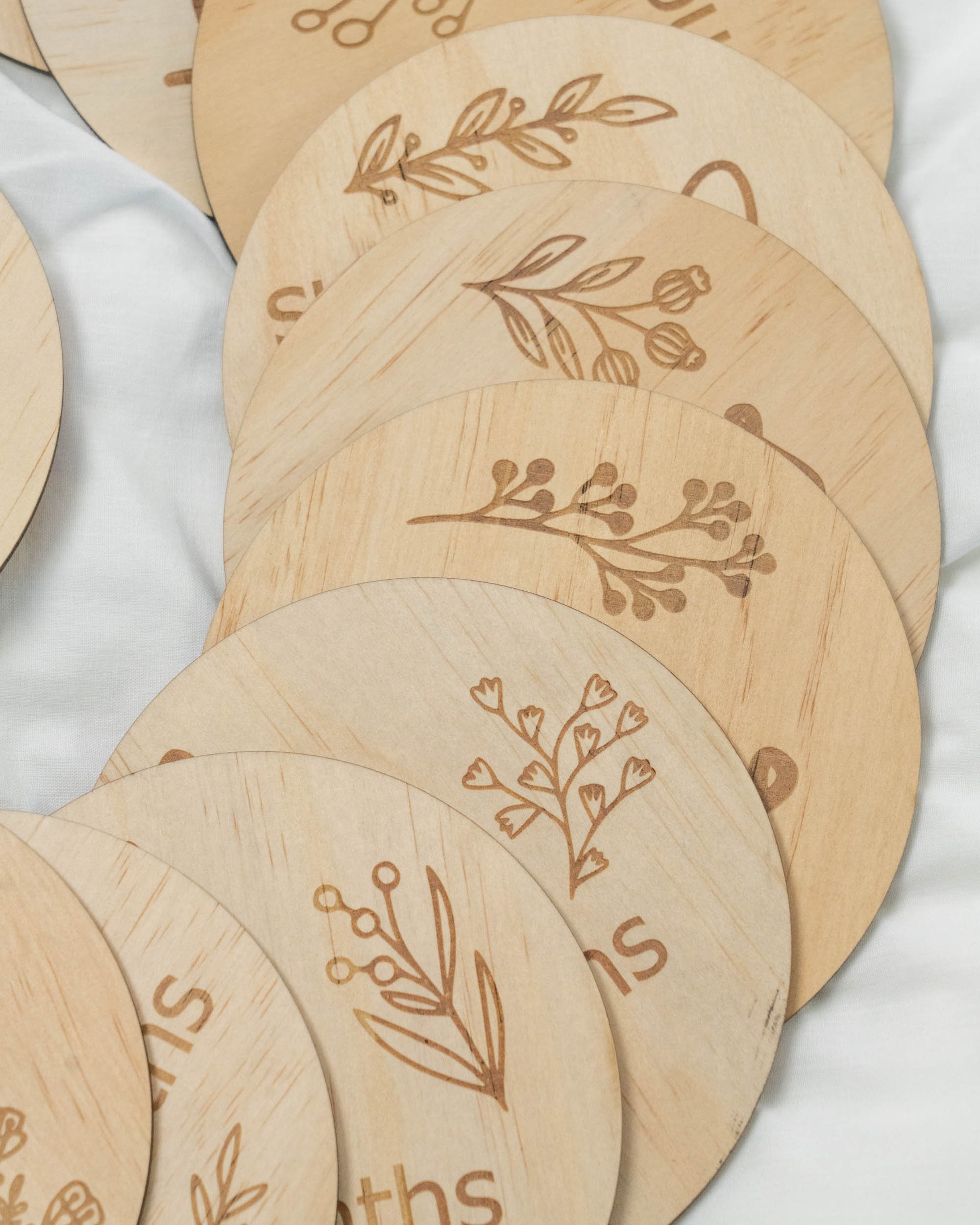 Baby Milestone Discs Milestone Cards Milestone Leaf Assorted - Etsy