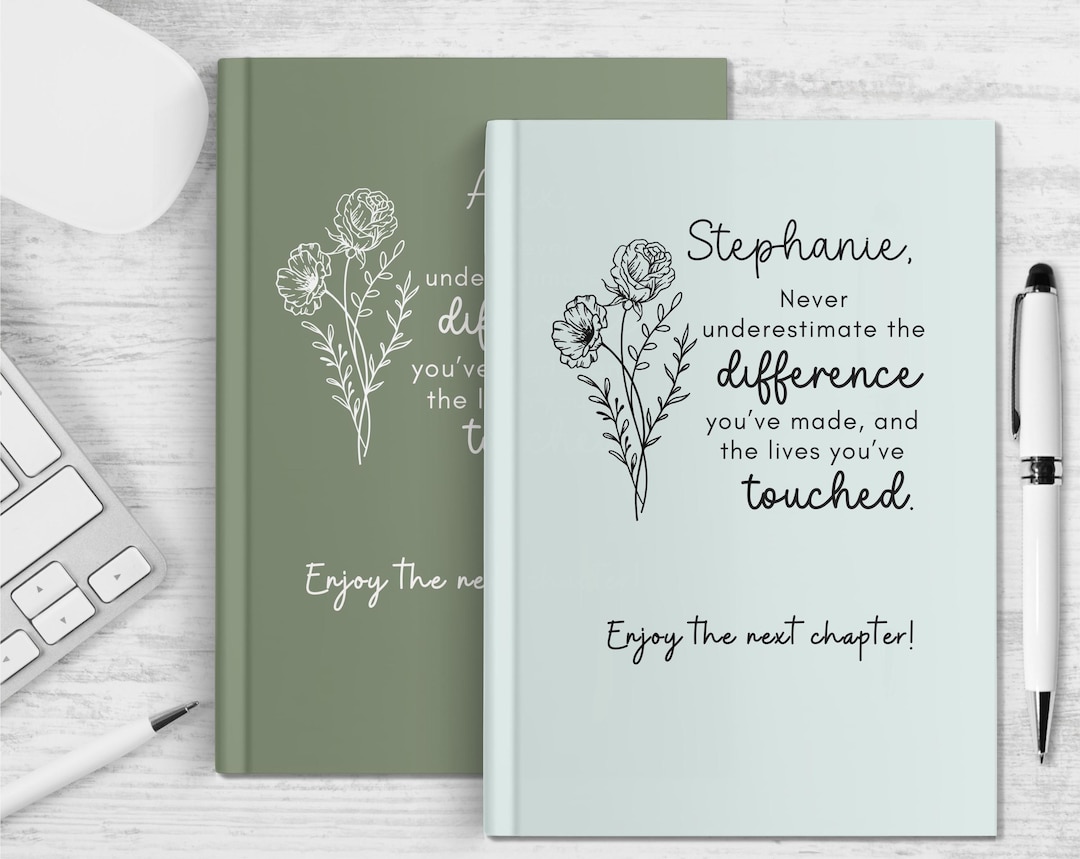 Personalized Retirement Journal: Farewell Gift, Coworker Appreciation ...