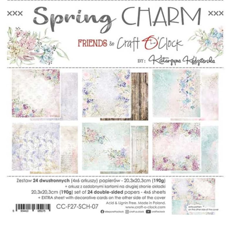 8 X 8 Inch SPRING CHARM Craft O Clock - Etsy