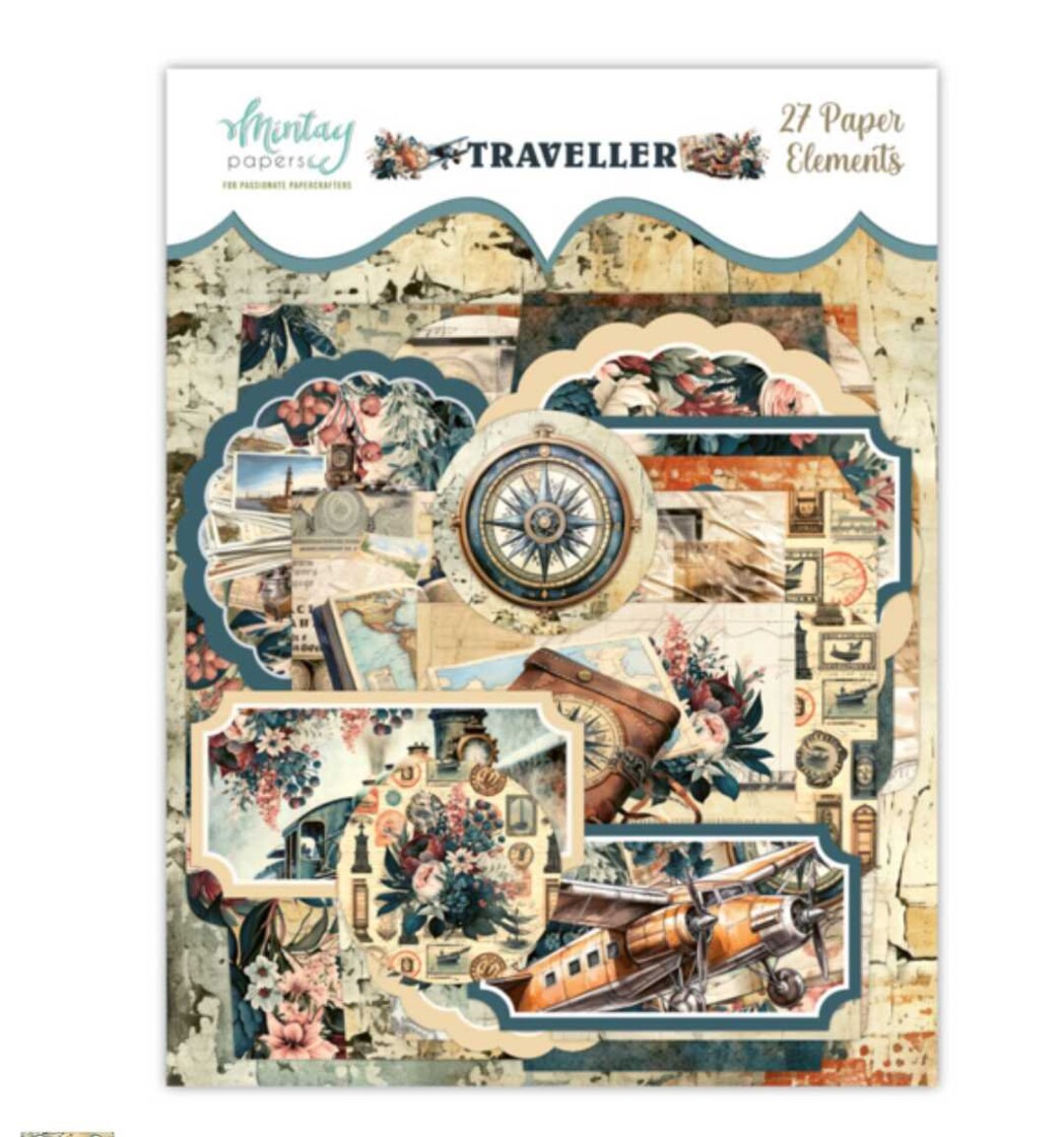Mintay Papers - Traveller - Paper Elements - 27 PCS - Etsy