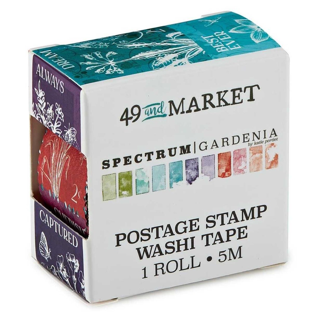 Colored Postage Stamp - Washi Tape Roll - Spectrum Gardenia - 49 and ...