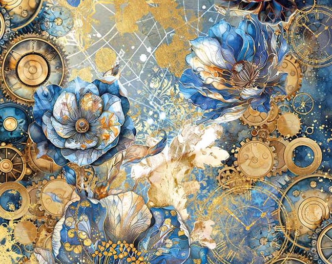 Rice Paper A4 - Celestial - Moon Flower - 1 Sheet - Ciao Bella - Etsy