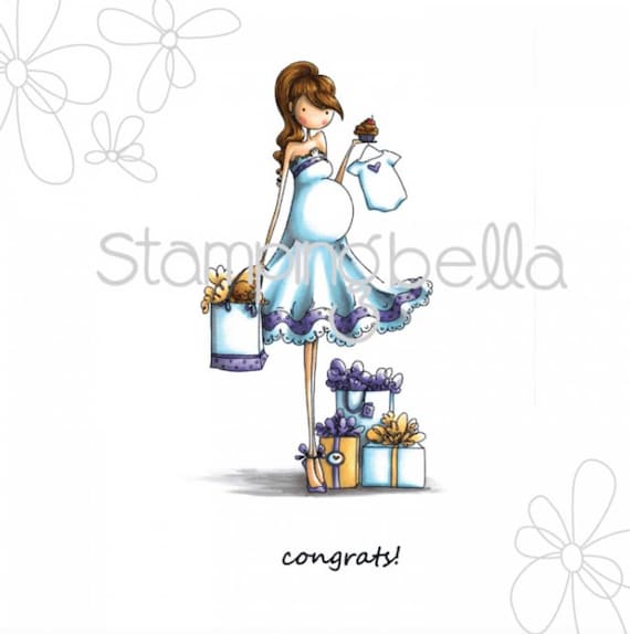 Stamping Bella Rubber Stamp Uptown Girls Brynn Has A - Etsy