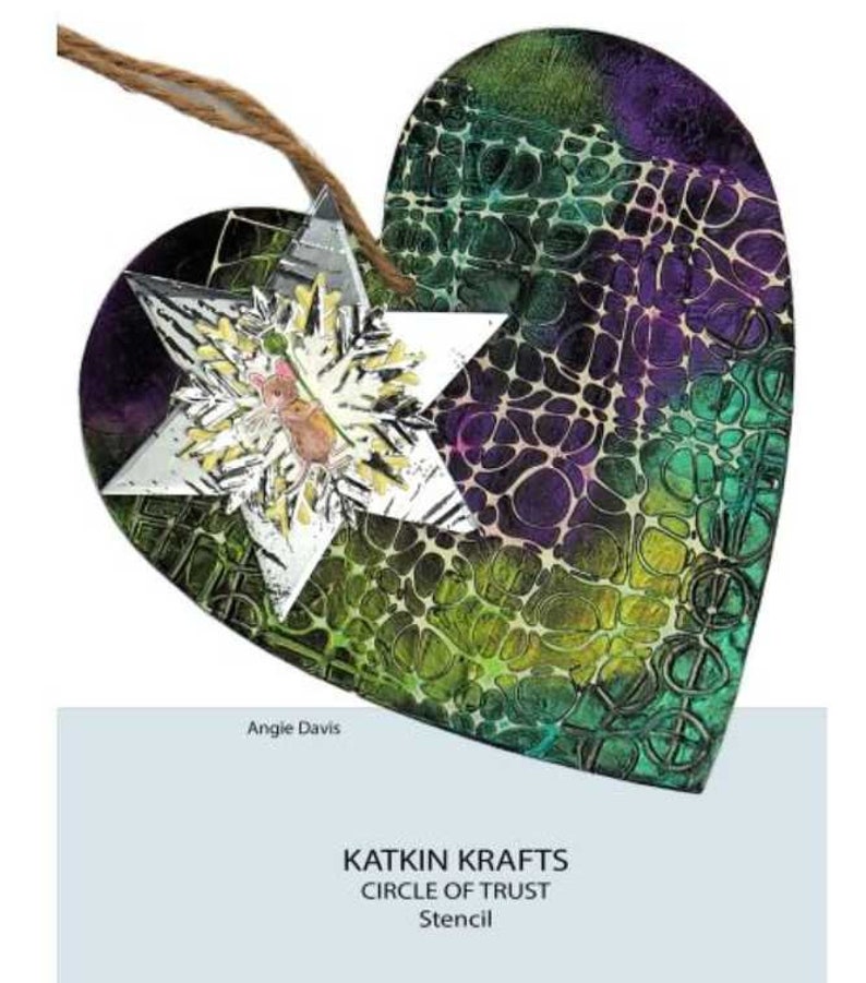 7x7 Stencil Circle of Trust Designer Katkin Krafts - Etsy