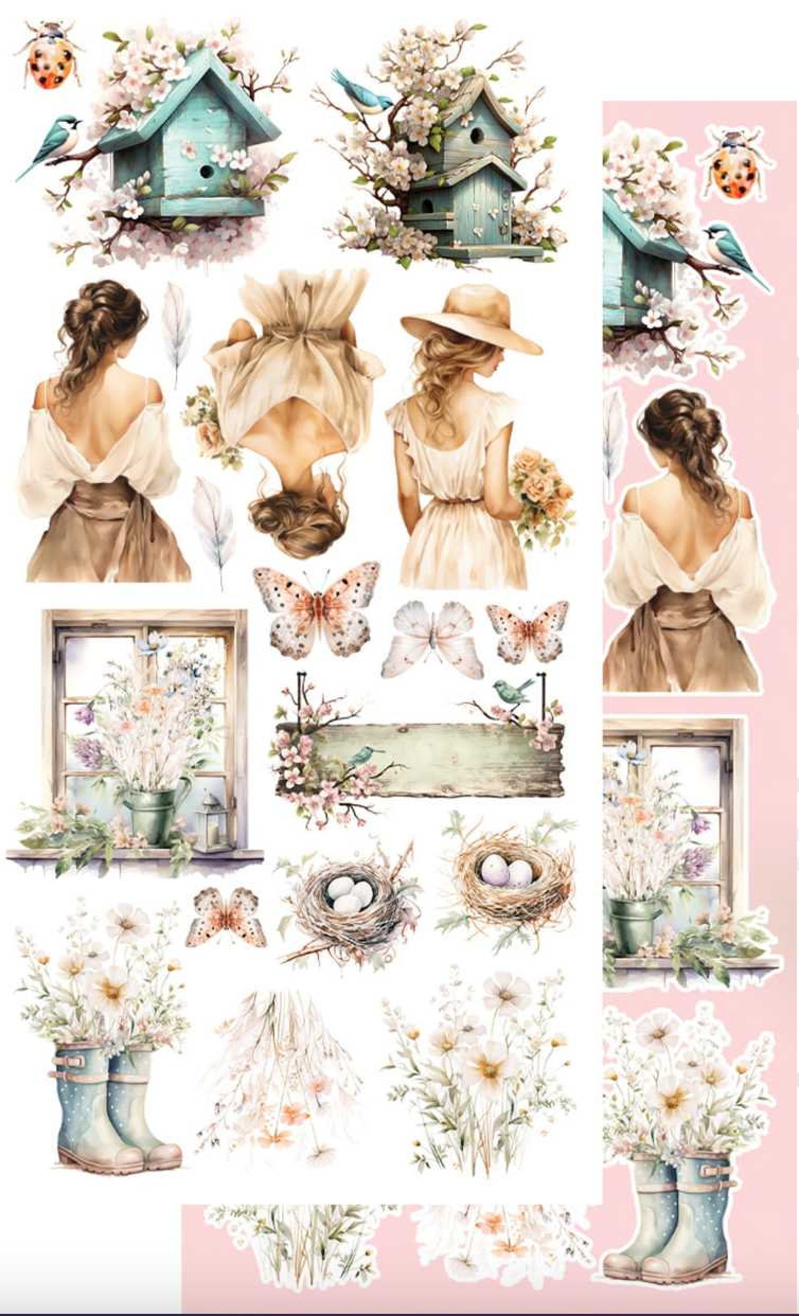 12x6 Cutting Set - Soul of Spring - 6 Double Sided Papers - Alchemy of ...