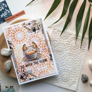 Chou and Flowers SNAIL STENCIL - Etsy