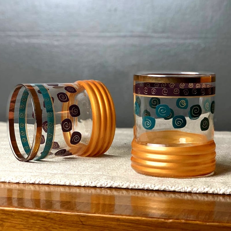 Funky Drink Glasses - Etsy