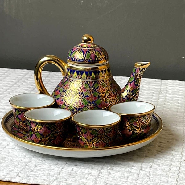 Benjarong Set - Etsy