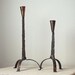 Forged Standing Candlestick, Wrought Iron, Hand Forged, Gift, Decor ...
