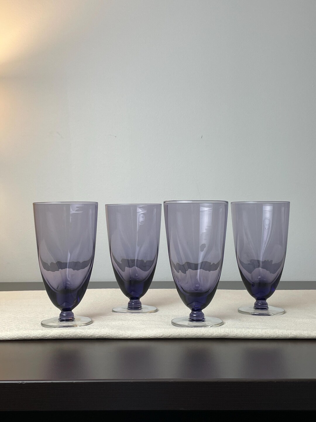 MCM Pinched Beverage Tumblers | Set 4 | Russel Wright | Svelte Purple ...