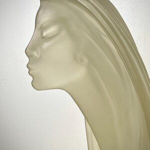 Modernist Carved Lucite Resin Sculpture | Woman in Wind by David Fisher ...
