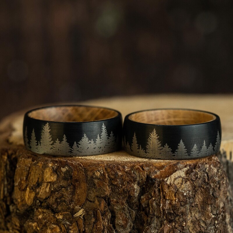 Tree Wedding Ring - Etsy