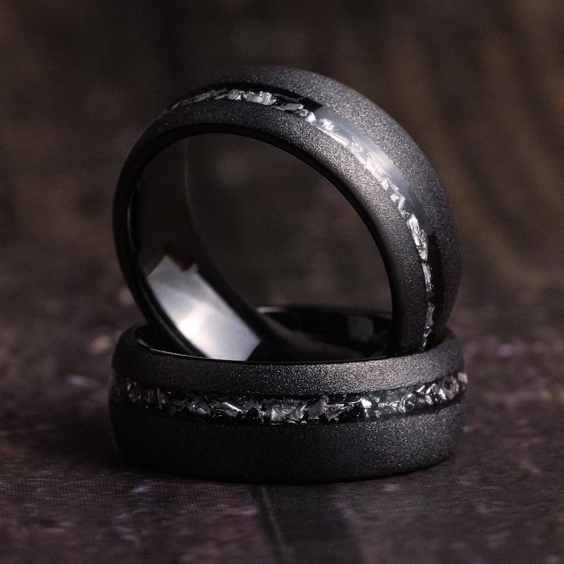 Mens Meteorite Ring - Etsy