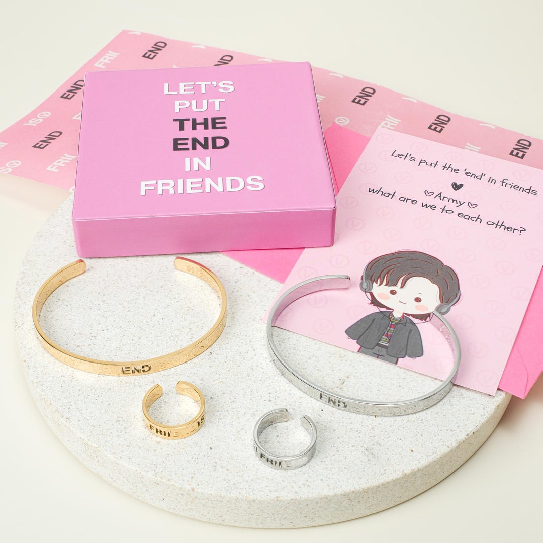 BTS V FRI(END)S Inspired Adjustable Bangle or Ring | Kim Taehyung Stan ...