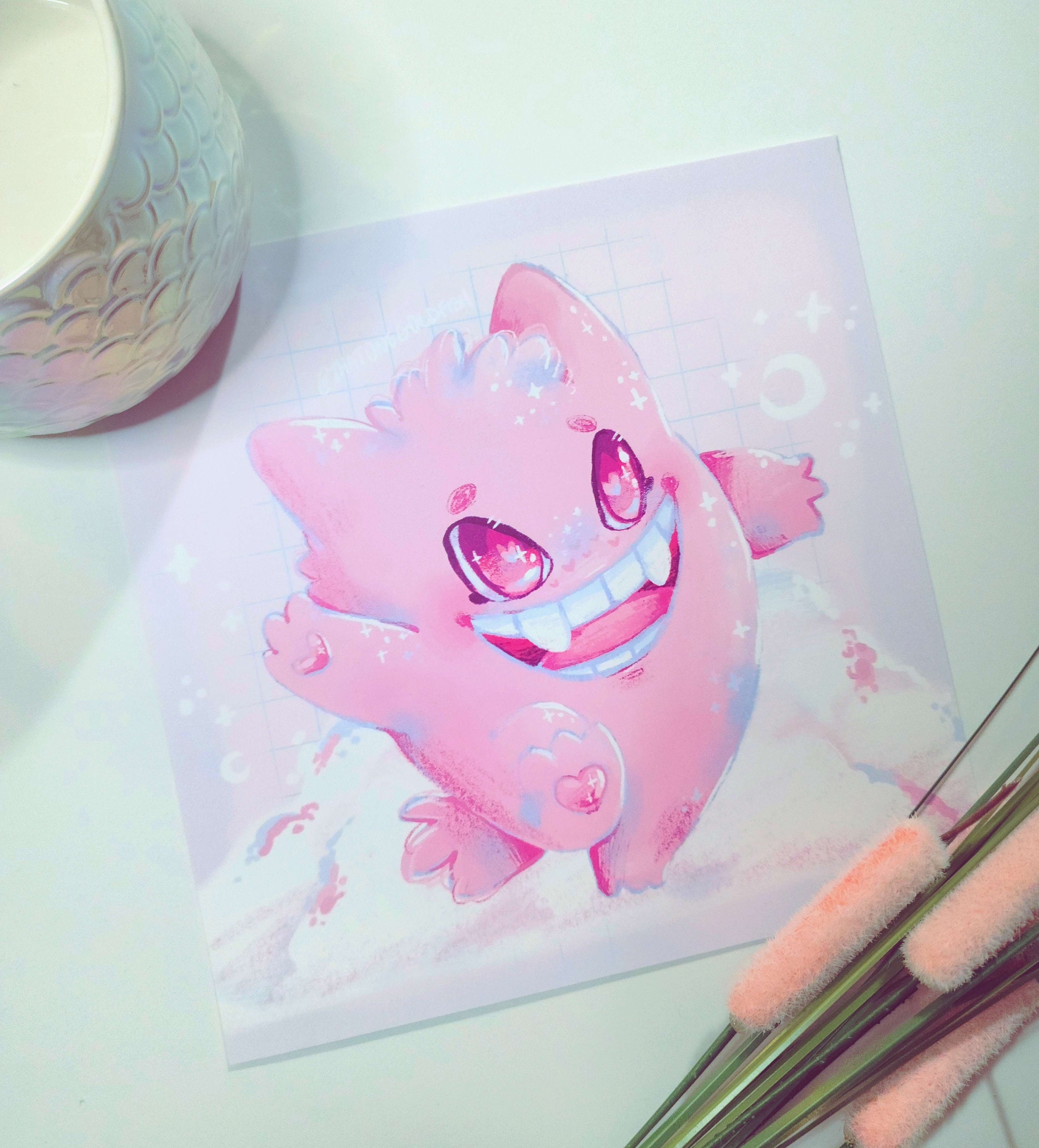 Pokemon Fairytype Gengar Print - Etsy