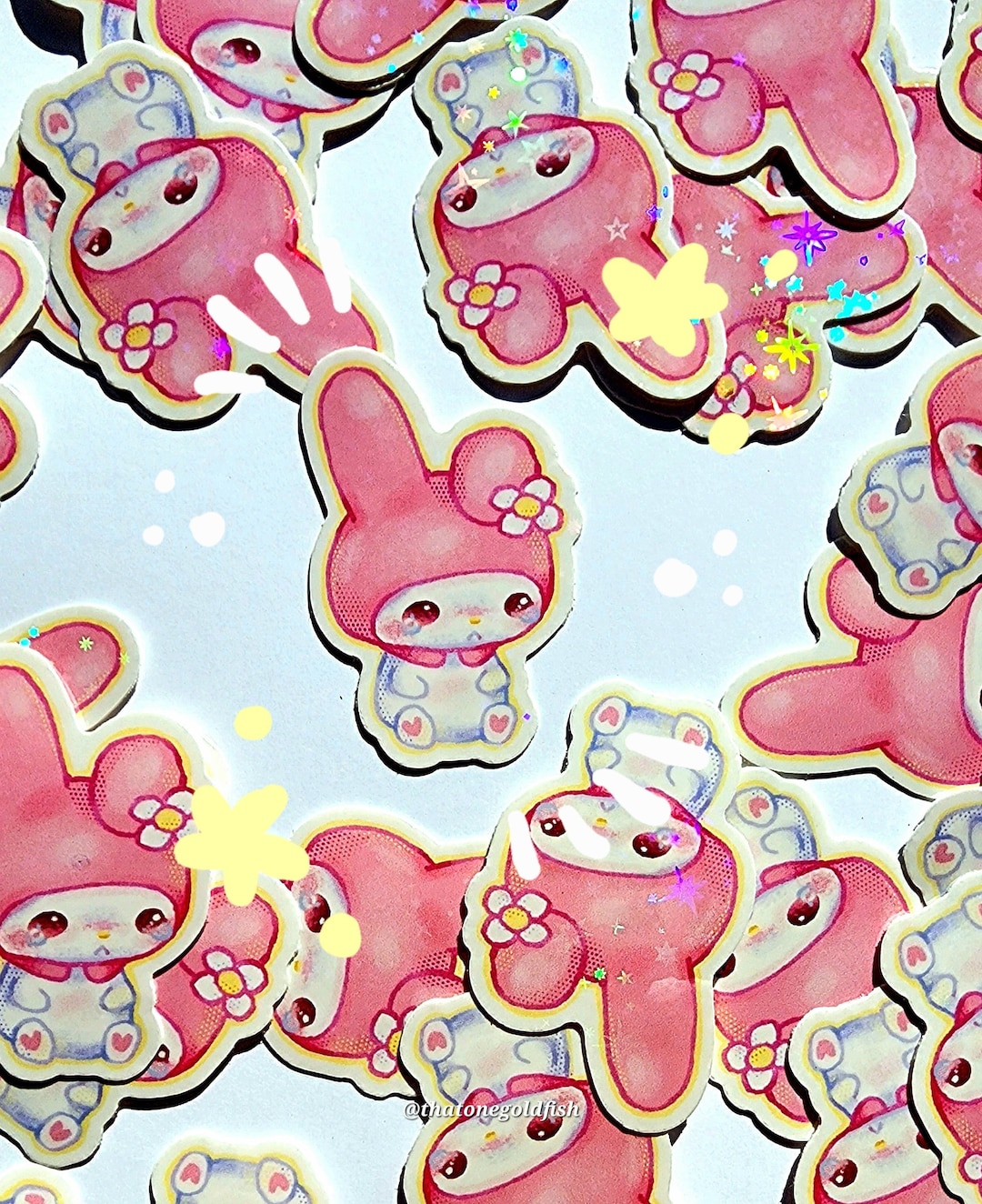 Cute but Sad My Melody Sticker - Etsy Canada