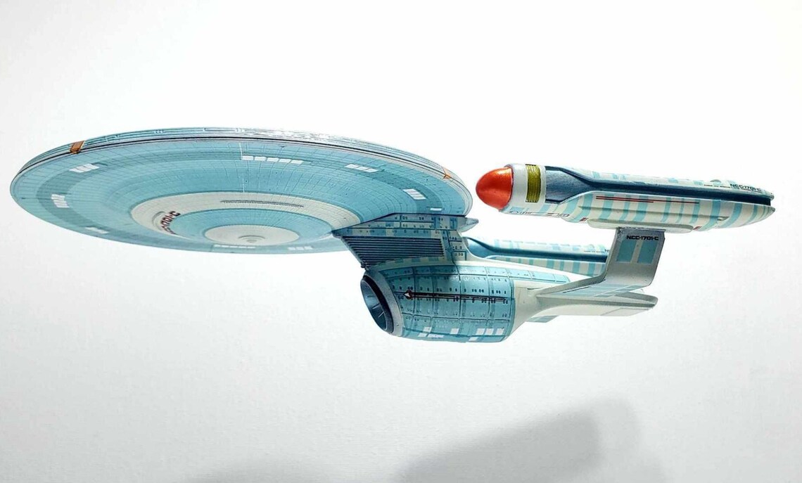 Star Trek the Enterprise 1701-C - Etsy