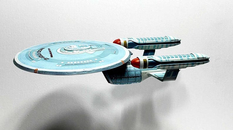 Star Trek the Enterprise 1701-C - Etsy
