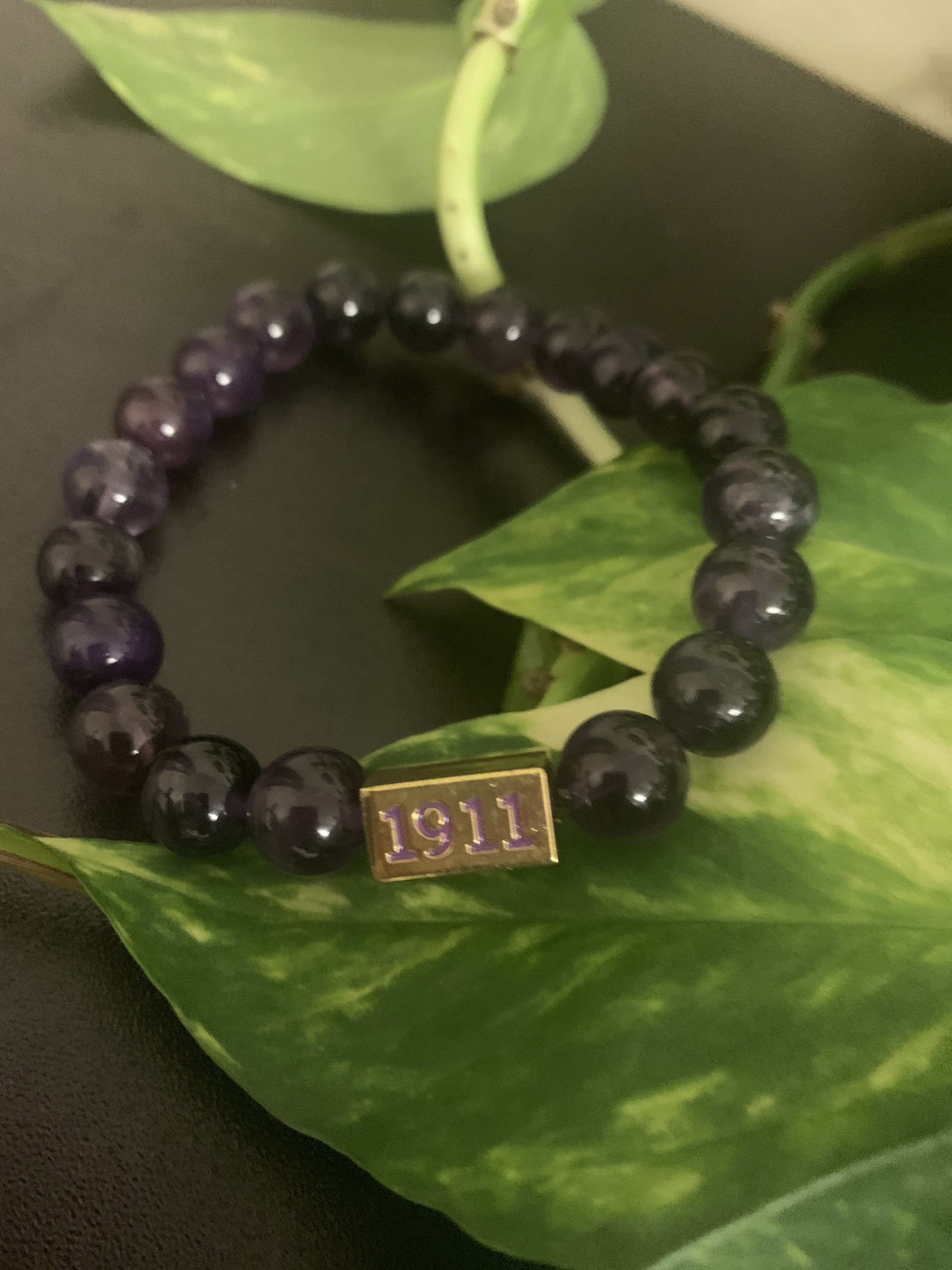 Omega Psi Phi Beaded Bracelet//men's Accessory Fraternity - Etsy