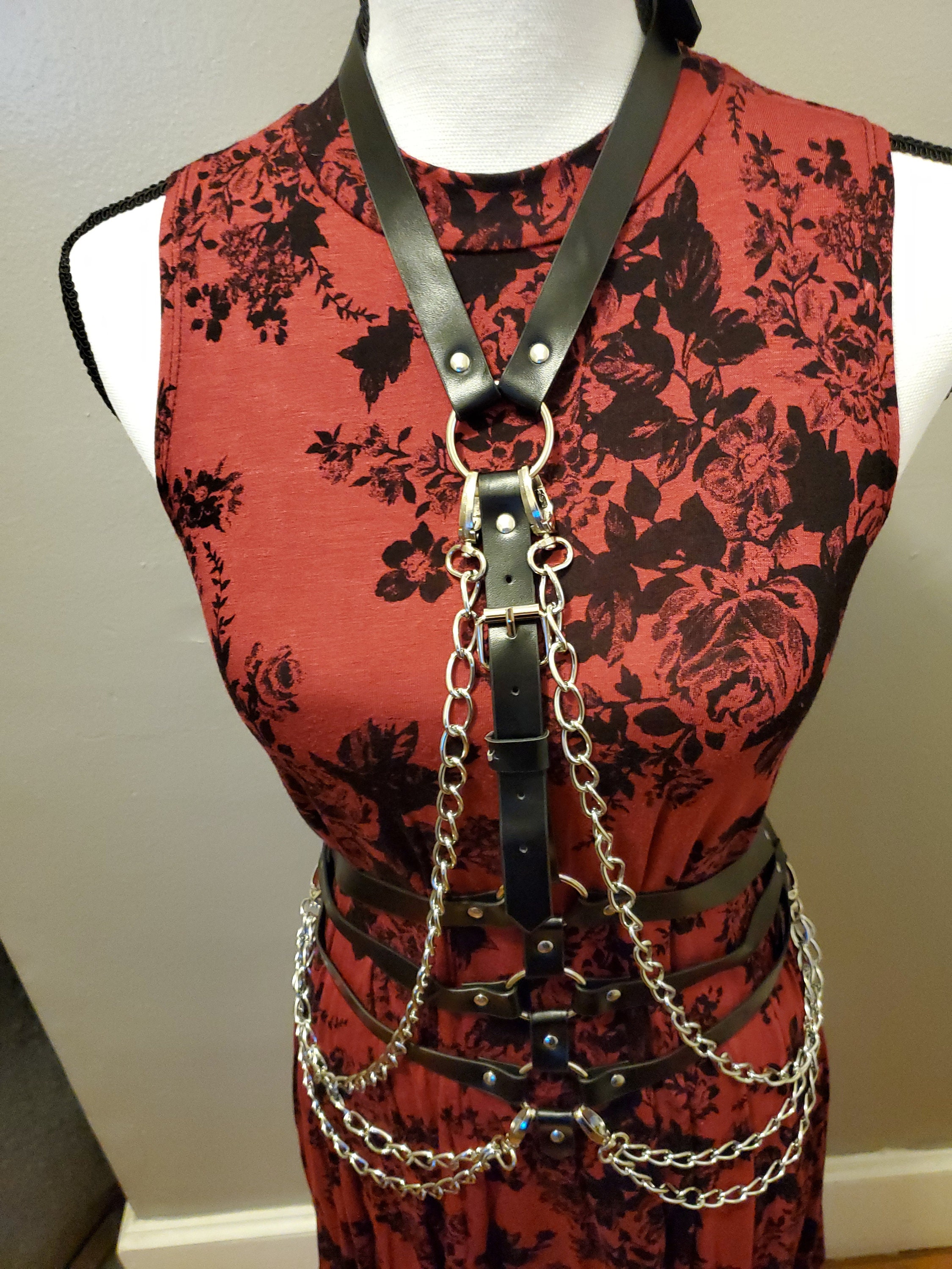 Full Body Harness Lingeriebondage Harnessbody Harness - Etsy