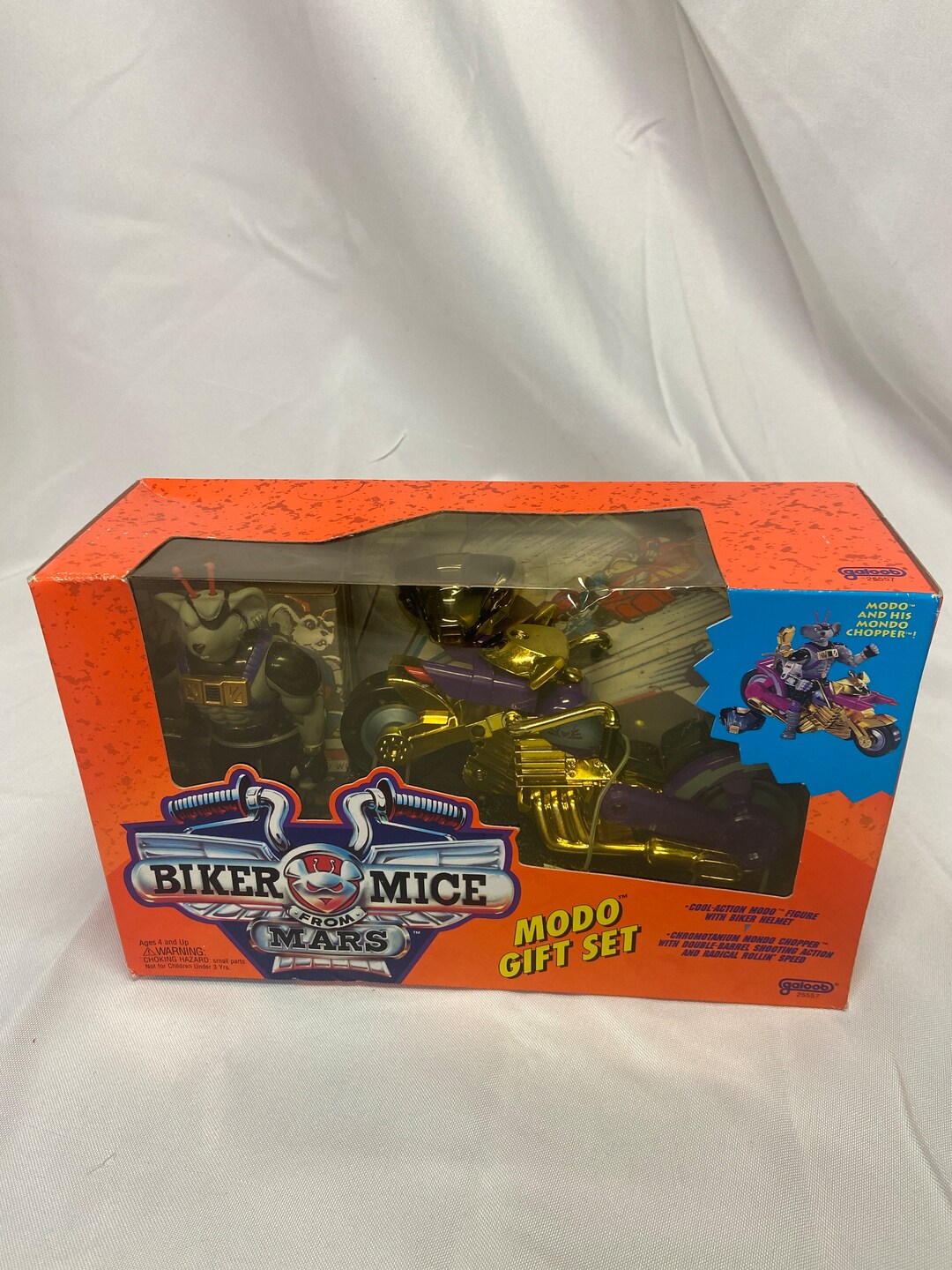 Vintage 1994 Galoob Biker Mice From Mars Modo Mondo Chopper Gift Set ...