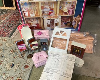 RARE Barbie City Pretty Townhouse Portable Folding Barbie Playset Mattel 2006 Etsy