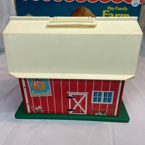 Vintage 1967 Fisher Price Play Little People Family Farm W/ Box - Etsy