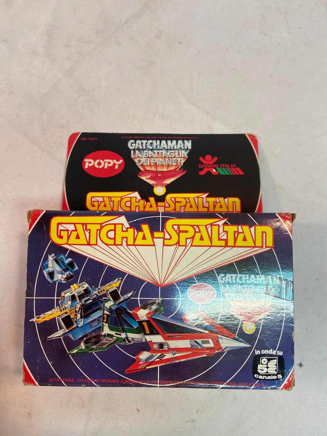 Vintage 1982 Popy Bandai Italia Gatcha-spaltan Bsttle of the - Etsy