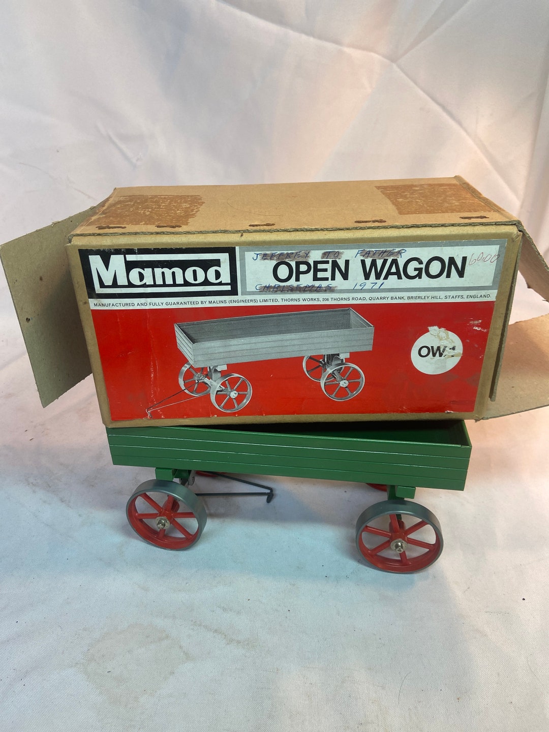 Vintage England Green Mamod Steam Engine Open Wagon Trailer - Etsy UK