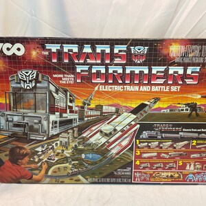 Vintage 1985 Tyco Trans Formers Transformers HO Electric Train Battle ...